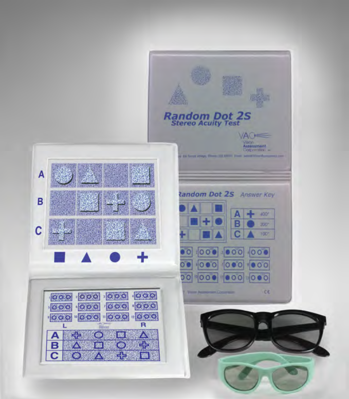 Stereotest Random Dot 2-S mit Kinder-Symbolen | Stereoteste | Screening ...