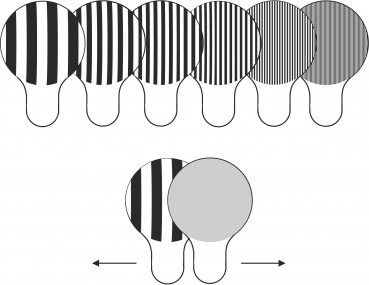 Lea Gratings test (preferential looking paddles) | Contrast Sensitivity ...