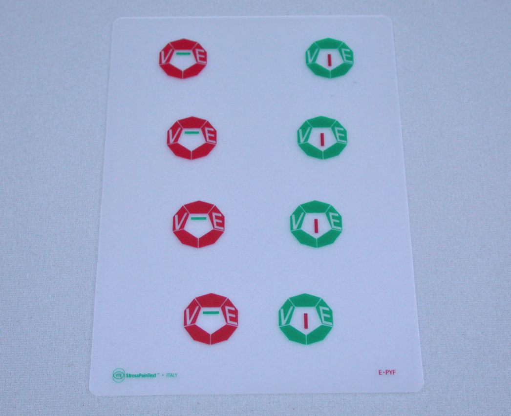 Fusion cards, circles, red-green, opaque (10 pcs) | Base-in Base-out ...