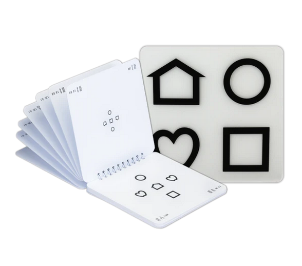 LEA distance chart book with crowding (3m) | Tests de lejos infantiles ...