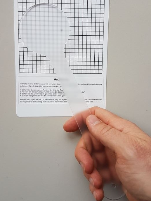 Occluder, translucent, for cover test, new model | Cover objects ...