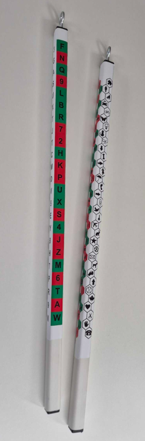 Saccadic Sticks (1 pair) | Accomodation | Thérapie visuelle | VISUS ...