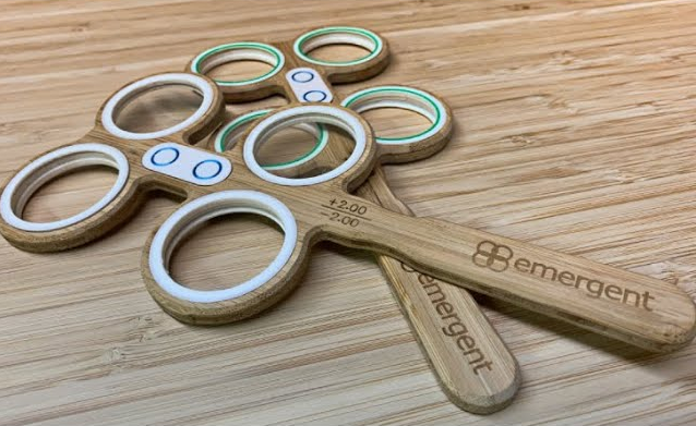 Flipper set, spherical, EmergentVT (6 pieces), bamboo | Flippers ...