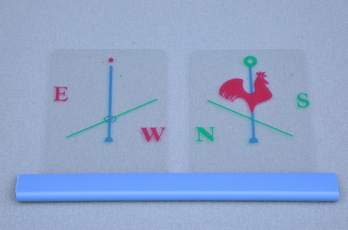 Fusion card set retinal rivalry + stereopsis (4 pcs.) | Base-in Base ...