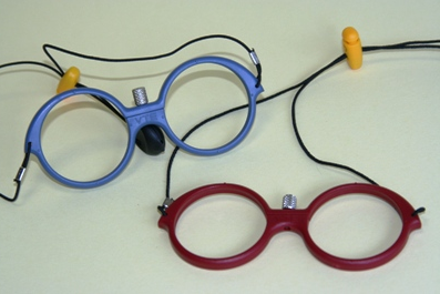 Prism frame, empty, for yoked prisms | Yoked Prism Goggles | Vision ...