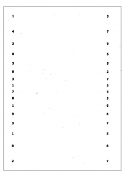 Saccade chart vertical/horizontal (set of 5) | Motricidad y fijación ...