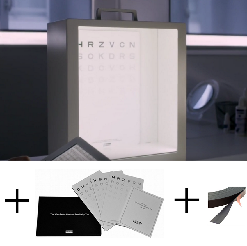 Mars contrast charts incl. free LUVIS mini light box | Contrast ...