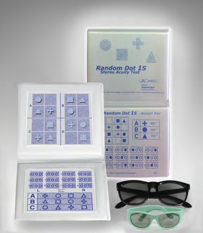 Stereotest Random Dot-S with symbols for children | Stereo Tests ...