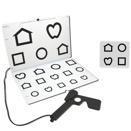 LEA Low Vision chart foldable | Visual Acuity (Distance) for Children ...